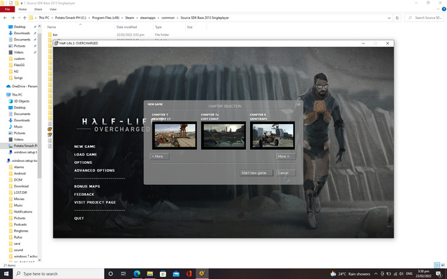 i use SDK base 2013 to Run Half Life 2 Overcharged and it ... i use SDK base 2013 to Run Half Life 2 Overcharged and it ...